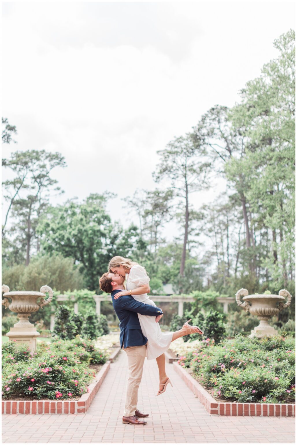 Garden Engagement Session in Houston - The Bledsoes Photography