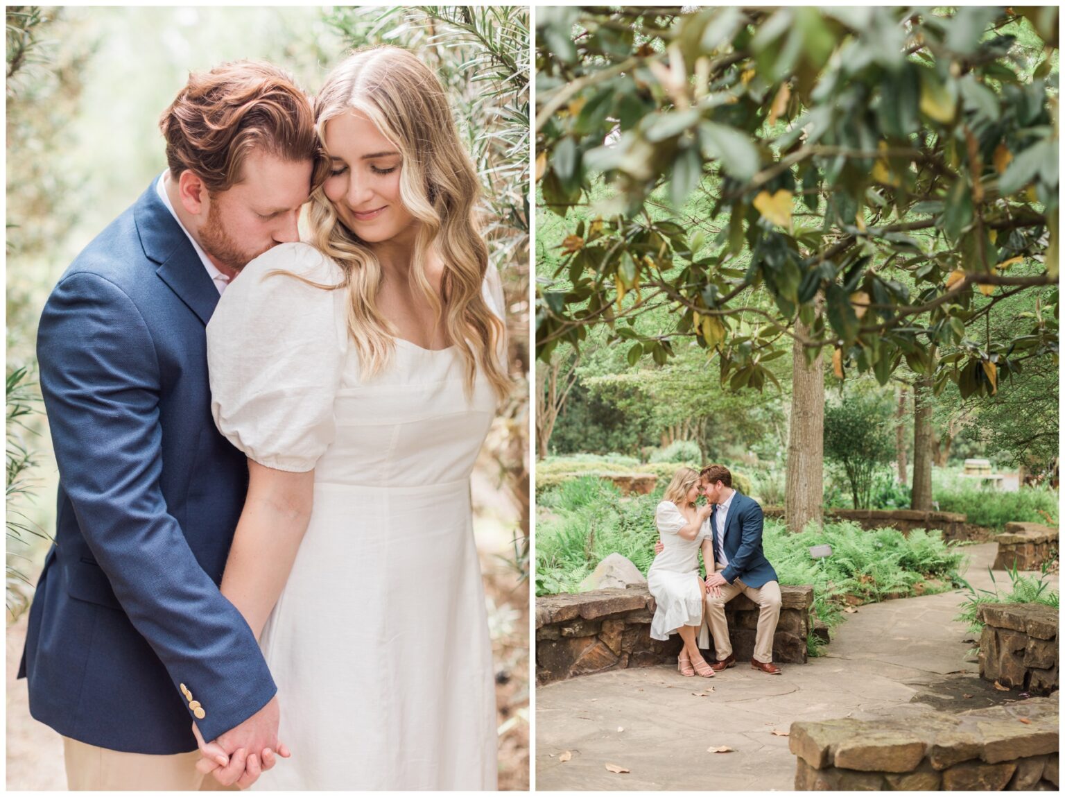 Garden Engagement Session in Houston - The Bledsoes Photography